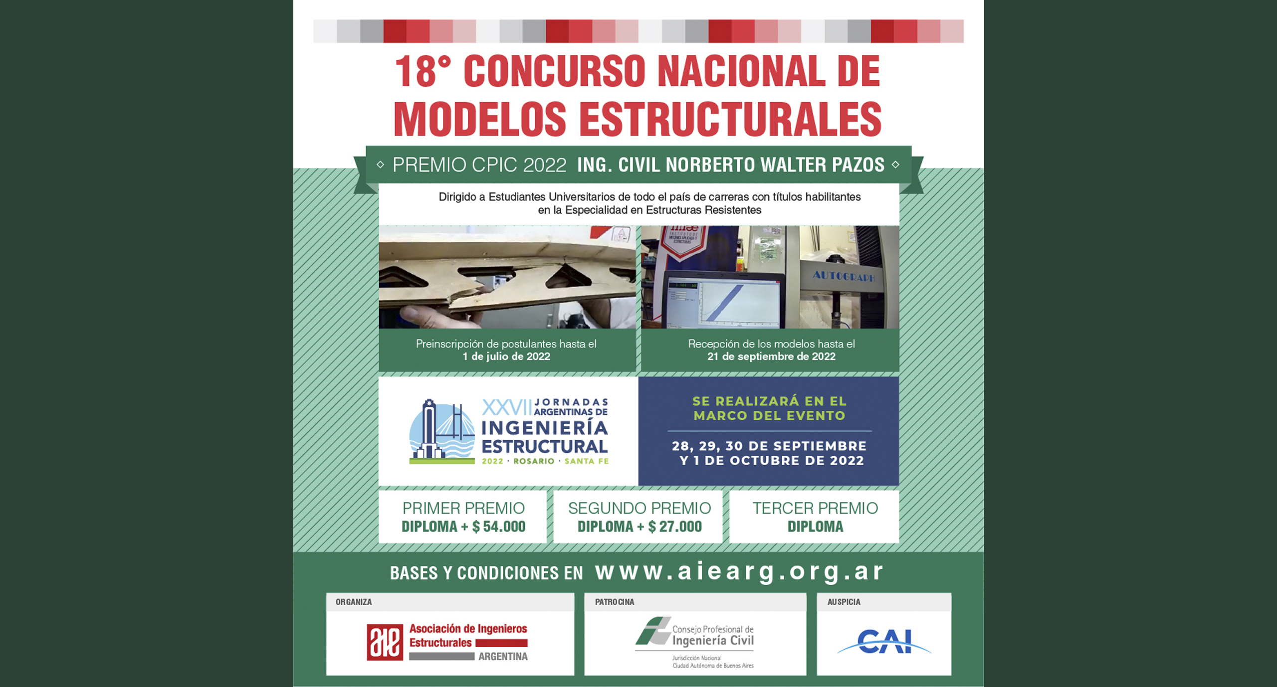 19° Concurso Nacional de Modelos Estructurales. Premio CPIC 2026 ...